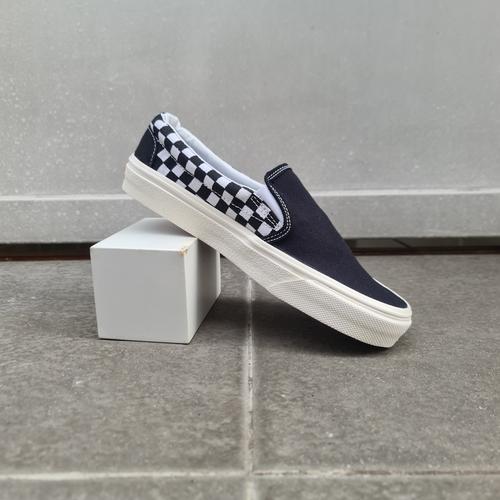 Jual OBRAL SEPATU VANS VAULT OG SLIP ON CHECKERBOARD BLACK WHITE GRADE ...