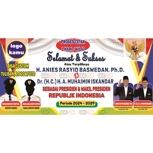 Jual BANNER / SPANDUK SELAMAT ANIS BASWEDAN MUHAIMIN PRESIDEN DAN WAKIL ...