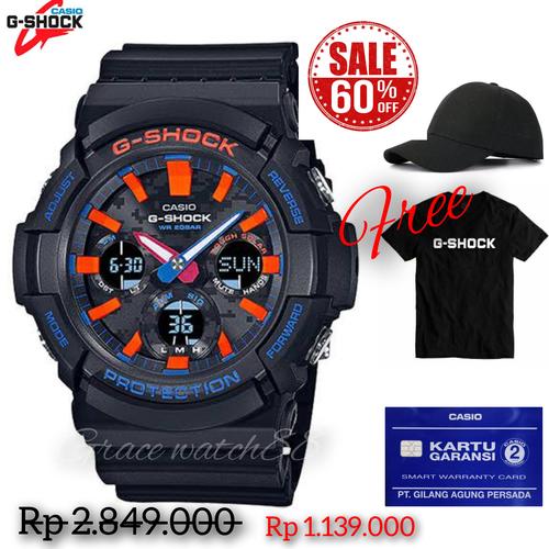 Jual Jam tangan Casio G-Shock Gas-100ct-1adr original Garansi 2 tahun ...