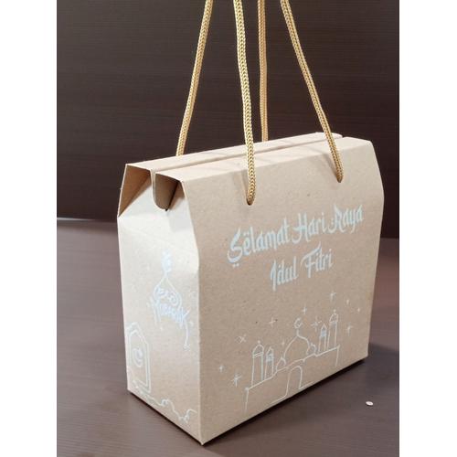 Jual Gable Box Kemasan Kue Parcel Lebaran Ukuran 18x9x13 Jar Cylinder ...