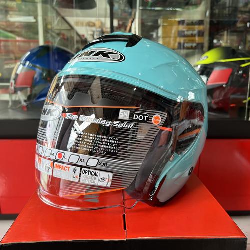 Jual Helm Half Face INK DYNAMIC Solid Aqua Blue Gloss - M - Kota Bekasi ...