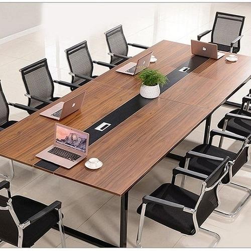 Jual meja rapat 10 orang 240×120cm meja meeting besar-meja HPL taco ...