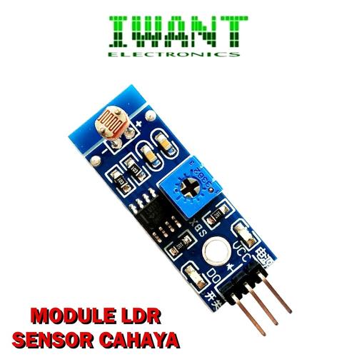 Jual LDR SENSOR MODULE LDR LIGHT SENSOR CAHAYA PHOTORESISTOR MODUL ...