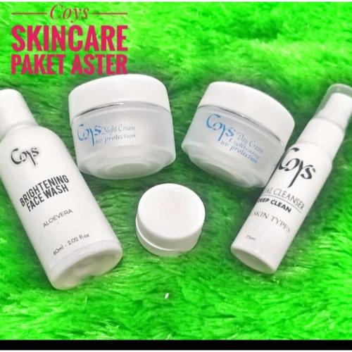 Jual coys skincare facial wash cair (new) free gift - ASTER, 100 gram ...