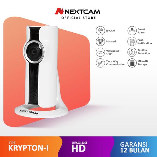 Promo NEXTCAM Kamera CCTV Wireless Wifi Ipcam Panorama Sudut pandang ...