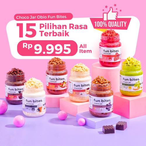 Jual Choco Jar FUN BITES - Cemilan Manis Topping Coklat Crunchy Rice ...
