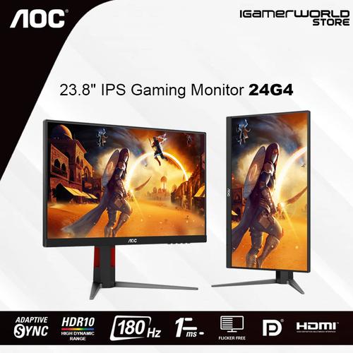 Jual Monitor LED AOC 24G4 24" IPS 1080p FHD 180Hz HDMI DP HDR10 Ergo ...