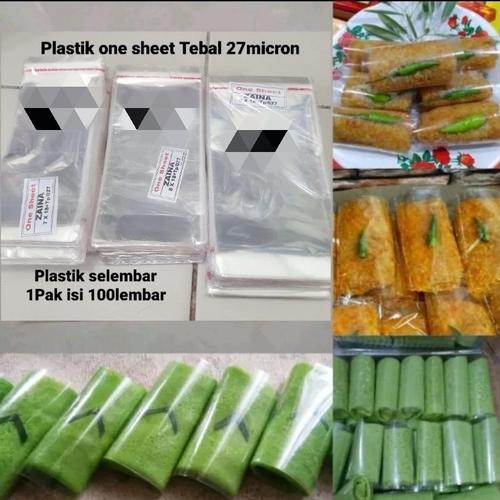 Jual PLASTIK PEMBUNGKUS LEMBARAN KUE BASAH, RISOL ISI KURLEB 100 PCS ...