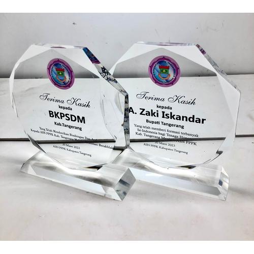 Jual Plakat Akrilik Diamond tebal 1,5cm / Plakat Bevel Diamond - Print ...