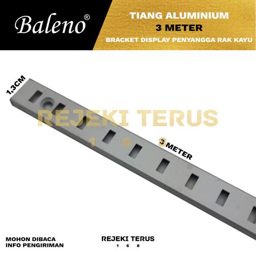 Jual Tiang Aluminium 3 METER - Bracket Penyangga Rak Display Kayu ...