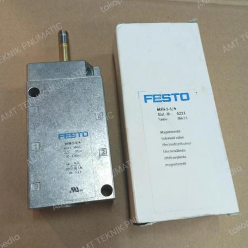 Jual MFH-5-1/4 (6211) FESTO SOLENOID VALVE 24VDC - Jakarta Barat - AMT ...