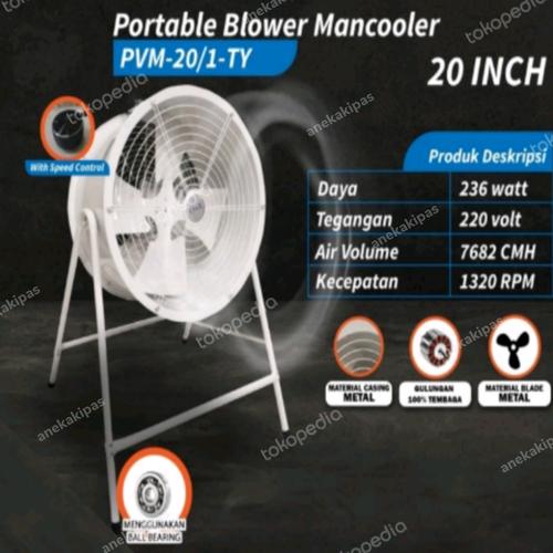 Jual Portable Blower mancooler 20 Inch Axial Drum Fan Mancooler 20 ...