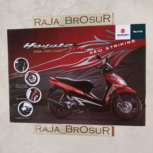Jual Poster brosur katalog flyer Suzuki Hayate125 Hayate 125 2013 - Kab ...