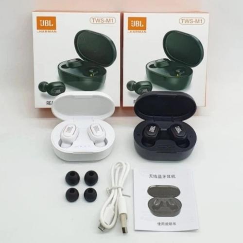Jual Headset Bluetooth JBL TWS True wireless Earphone Earbuds pure Bass ...