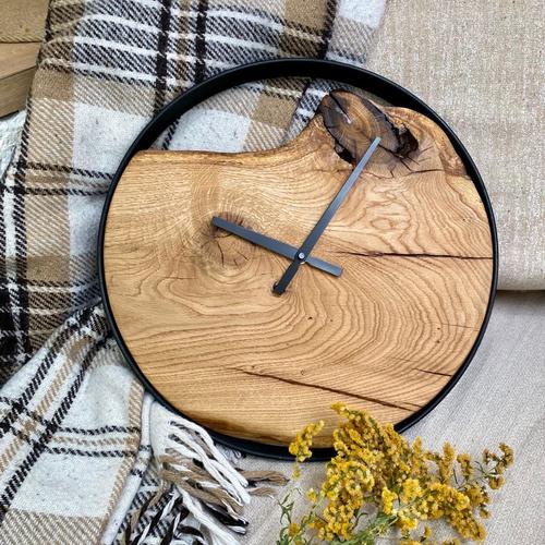 Jual Jam Dinding Kayu Akar Frame Besi Jam Vintage Minimalis - Kab ...