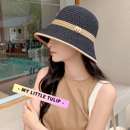 Jual Topi Bucket Hat Cewe / Topi Pantai Summer Hat / Topi Hangout ...