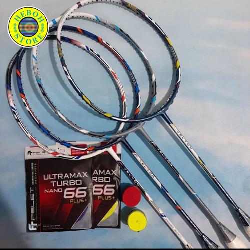 Jual Raket Badminton NEW SERIES FELET VELTON 100% BISA TARIK 35LBS ...
