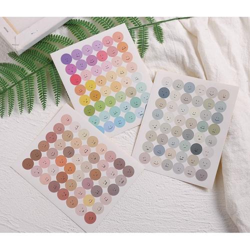 Jual STICKER SMILEY FACE EMOJI BUJO SCRAPBOOK DIY - BROWN - Kab ...