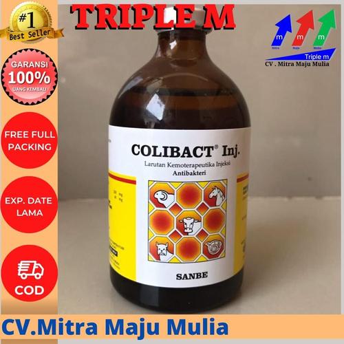 Jual Colibact injeksi 100 ml MMM - Obat Antibiotik Hewan Diare Batuk ...