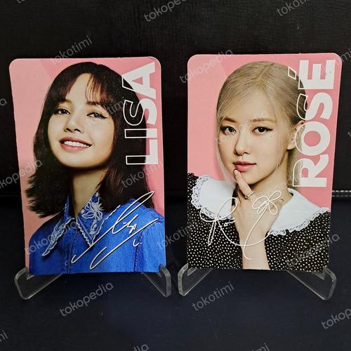 Jual Trading Card Set Lisa x Rose Blackpink Oreo Signature Limited ...