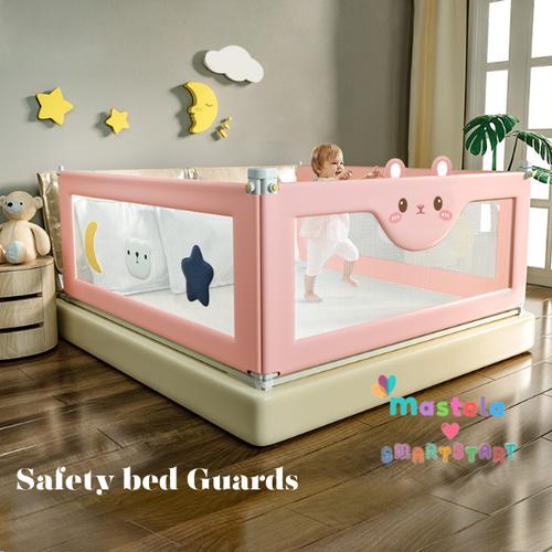 Jual MASTELA Baby Bed Rail Safety Guard Bed Guard Rail Fence Pagar ...