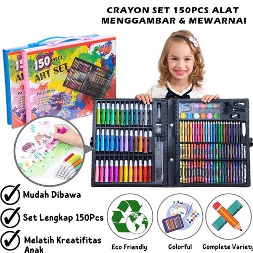 Jual NG CRAYON SET 150PCS ALAT MENGGAMBAR MEWARNAI DAN MELUKIS - CRAYON ...