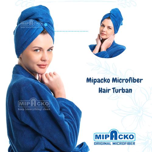 Promo Handuk Rambut Wanita Microfiber Mipacko Hair Turban Pengering ...