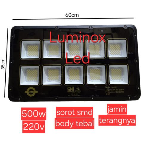 Jual sorot led smd 500watt 500w / tembak led 500 watt floodlight 500w ...