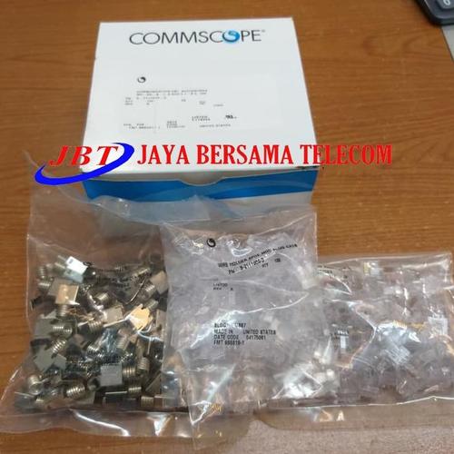 Jual Konektor Rj45 cat.6 Amp commscope/Konektor cat.6 STP Amp - Jakarta ...