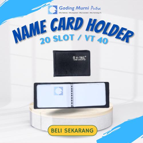 Jual BUKU KARTU NAMA / NAME CARD HOLDER V-TEC VT-40 ISI 20 SLOT - Kota ...