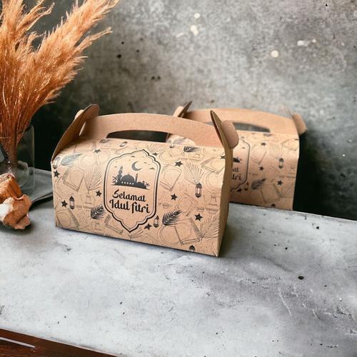 Jual Gable Box Lebaran Dus Parsel Muat isi 3 Toples 350 gr Box Hampers ...