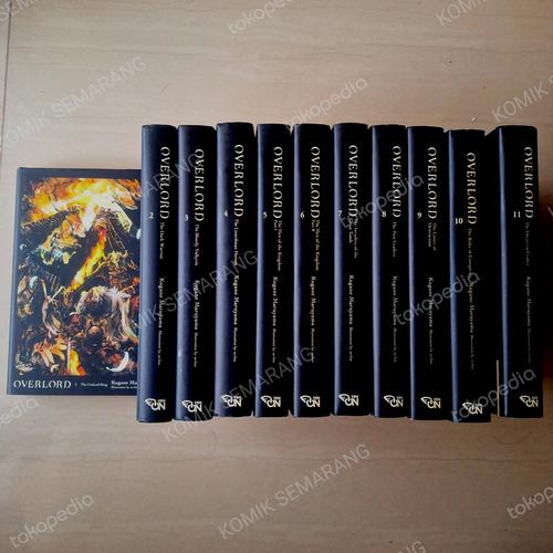Jual Overlord No Vol 1 - 11 Set LN J Lite Light Novel Impor Import ...