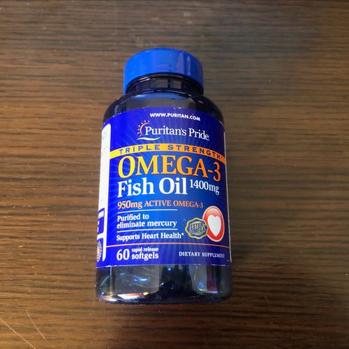 Jual Puritan's Pride Omega 3 Fish Oil 1400 mg Active Omega 60 sfg ...