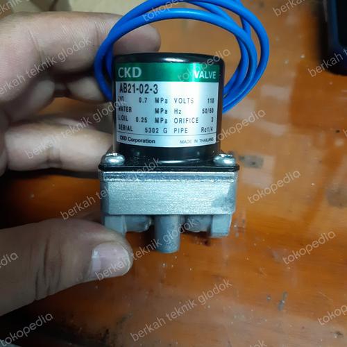 Jual SOLENOID VALVE CKD AB21-02-3 110VAC - Jakarta Barat - berkah ...