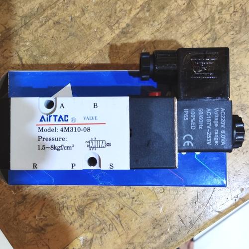 Jual 4M310-08 AIRTAC Solenoid Valve 4m310 08 220VAC 24VDC 220V AC 24V DC AC220V DC24V - 50pcs ...