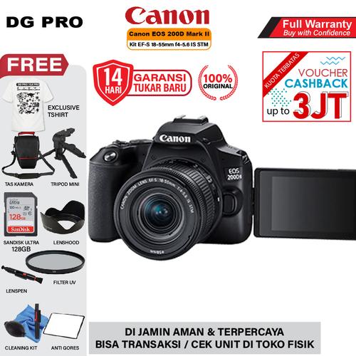 Jual Canon EOS 200D Mark II Kit EF-S 18-55mm IS STM BONUS 16GB & ACC ...