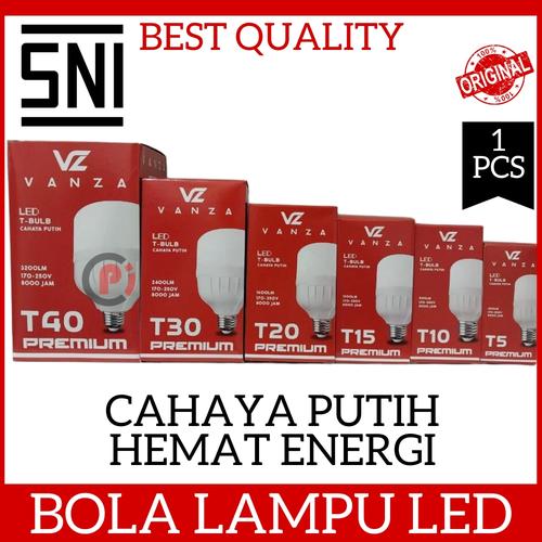 Jual VANZA SNI Bohlam Bola Lampu LED Cahaya Putih Terang 5 10 15 20 30 40 W - 30 Watt - Kota ...