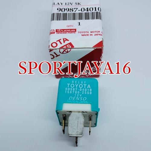Jual RELAY LAMPU TOYOTA JAPAN 90987-04010 5PIN 5 KAKI 5l12V DENSO JAPAN ...
