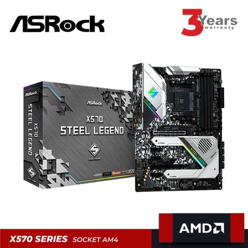 Promo ASROCK X570 STEEL LEGEND (AMD X570, AM4, DDR4) Ryzen 3rd Gen ...