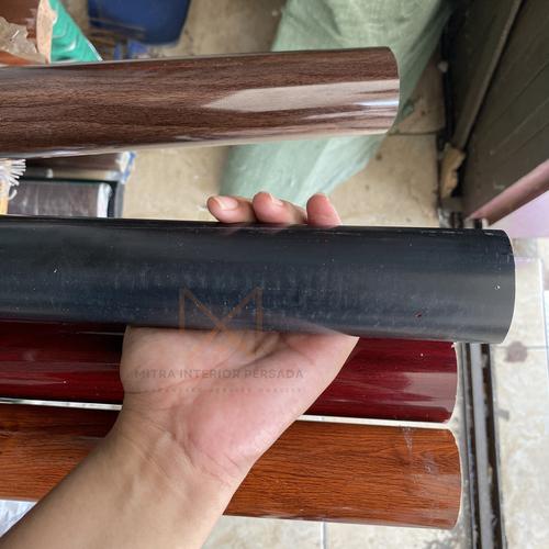 Jual P : 2m Pegangan Tangga / Hand Railing Pvc Bulat / Warna Hitam Doff ...