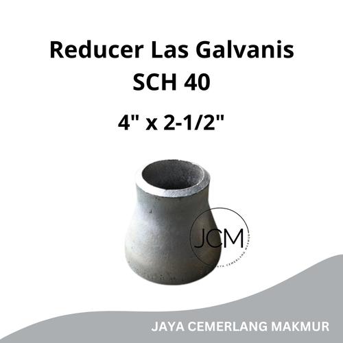 Jual Reducer Las Galvanis 4" x 2-1/2" SCH 40 / Vlok Sock Las Galvanis ...