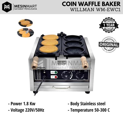 Jual Electric Coin Waffle Baker / Cetakan Waffle Bentuk Coin - LISTRIK ...