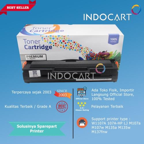 Jual Toner Cartridge Compatible W1107A 107A HP M107 M135 M137 - Plus ...