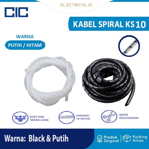 Jual Kabel Spiral KSS KS-10 (Putih/ Hitam) - KS 10 PUTIH - Kota ...