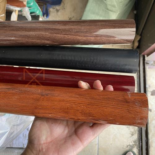 Jual PVC Bulat Handrailing Pvc Bulat Coklat Muda Serat Kayu Railing ...