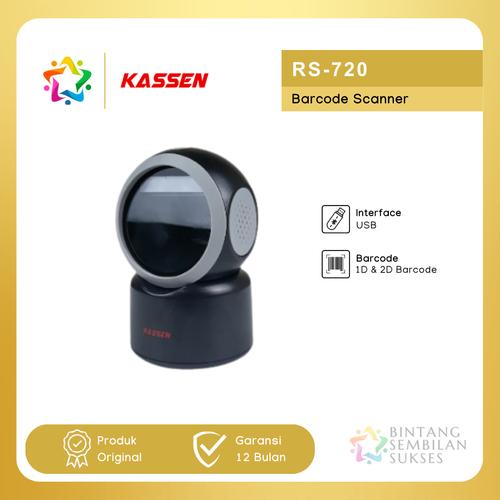 Jual Scanner Barcode Duduk Omni 1D 2D Kassen RS-720 - Hitam - Kota ...
