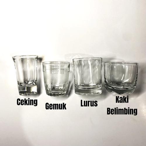 Jual Gelas Sloki Kaca Polos Minimalis - Belimbing-80ml - Kab. Tangerang ...