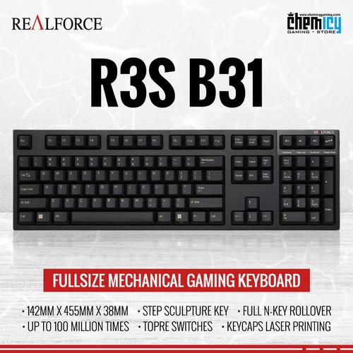 Jual Realforce R3S Topre Switch Fullsize Mechanical Gaming Keyboard - Jakarta Pusat - Chemicy ...