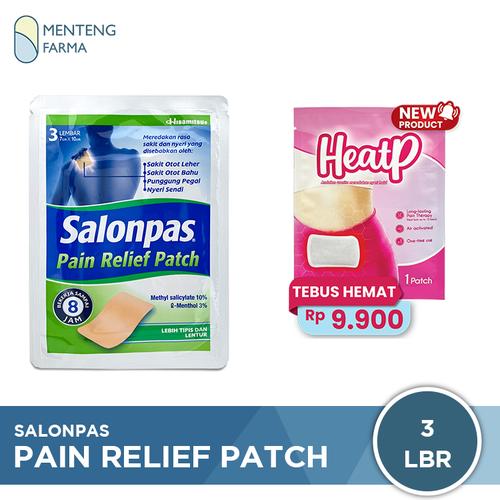 Jual Salonpas Pain Relief Patch 3 Lembar - Koyo Nyeri Otot dan Sendi ...