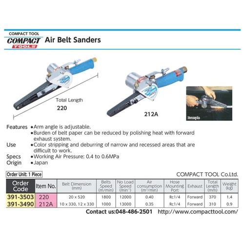Jual 20mm Air Belt Sander COMPACT TOOL 220 - Kab. Bekasi - Ichiban ...